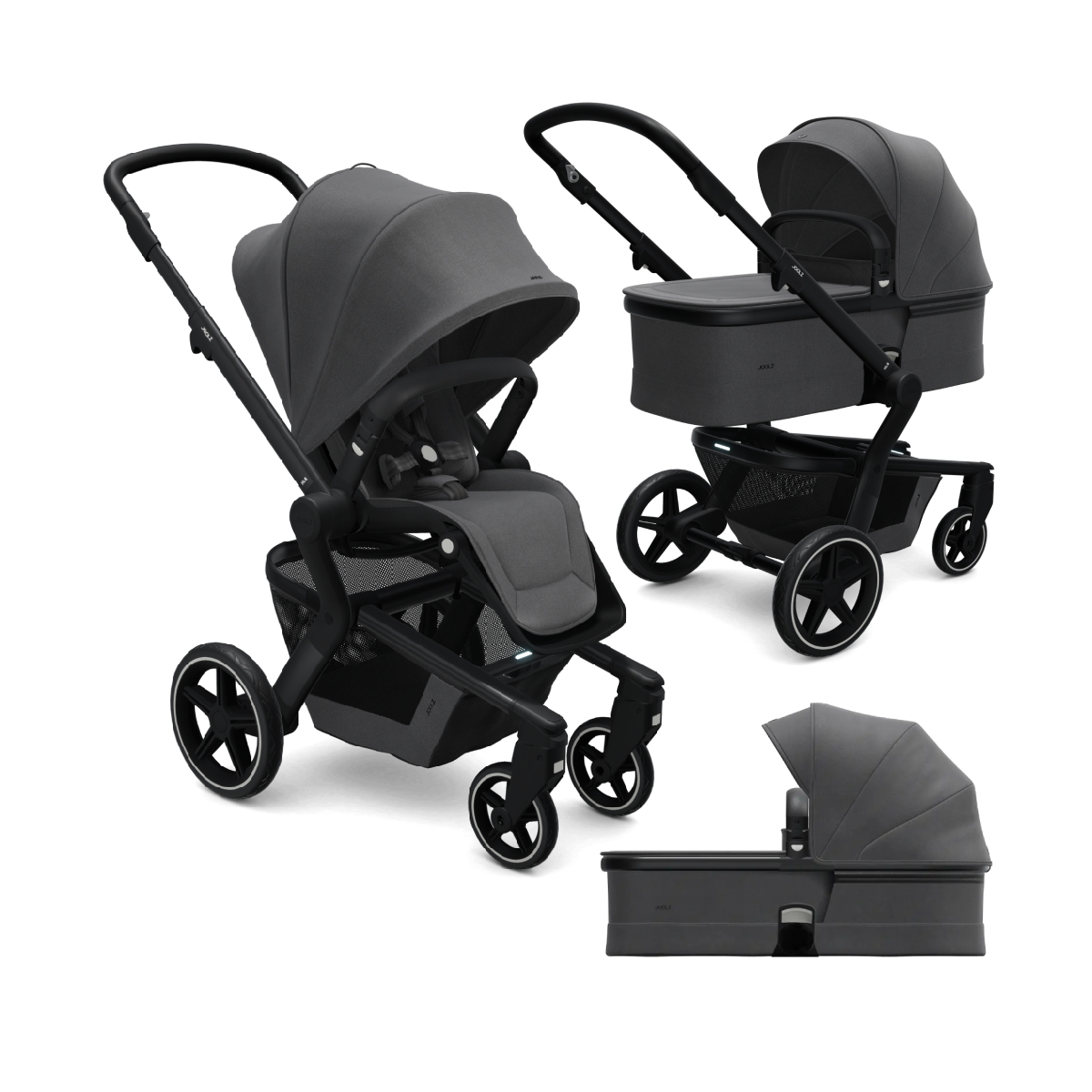 Joolz Hub+ 2in1 Pram System-Awsome Anthracite (2021) - Everything Baby