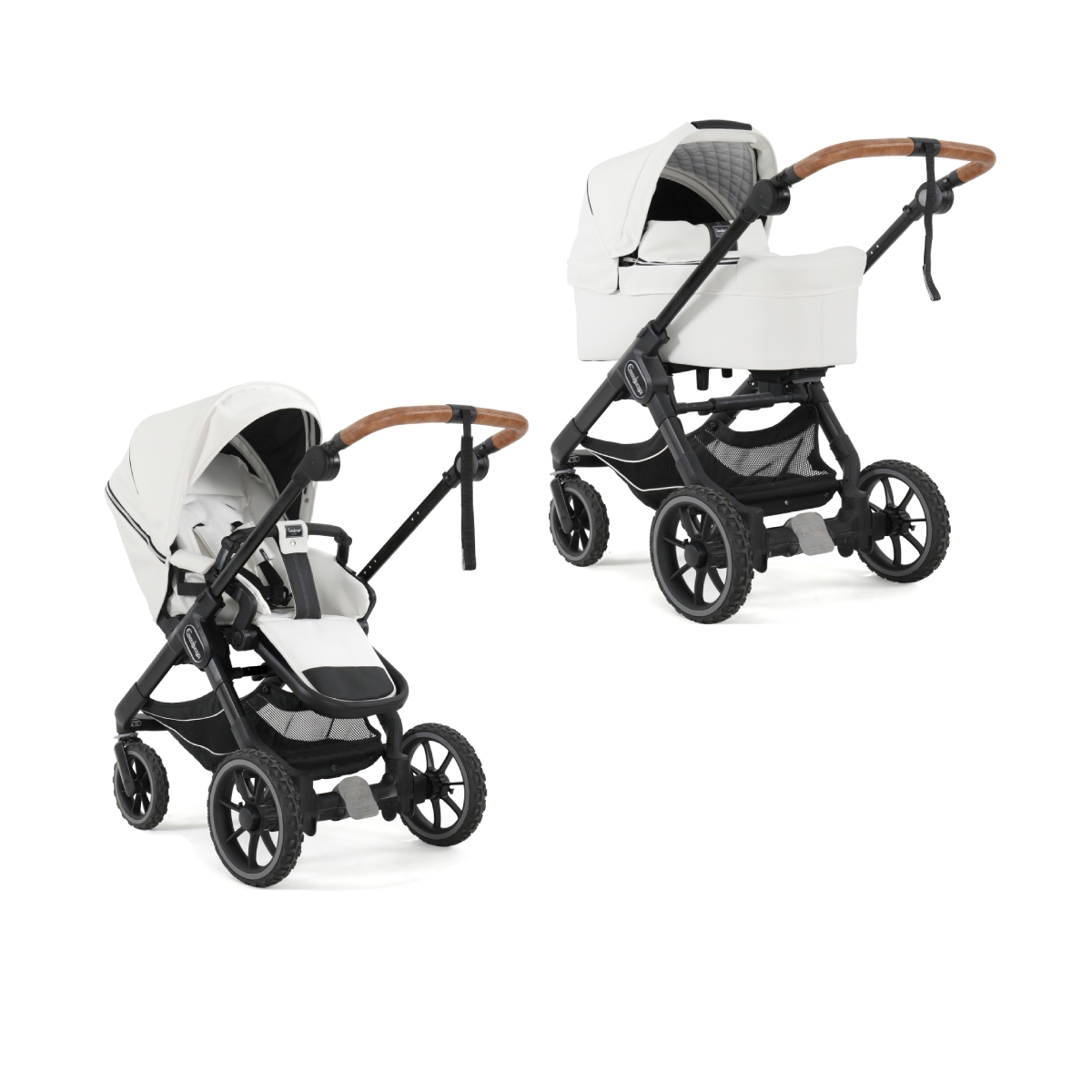 Emmaljunga NXT90 Select Outdoor Chassis 2in1 Pram System-White L ...
