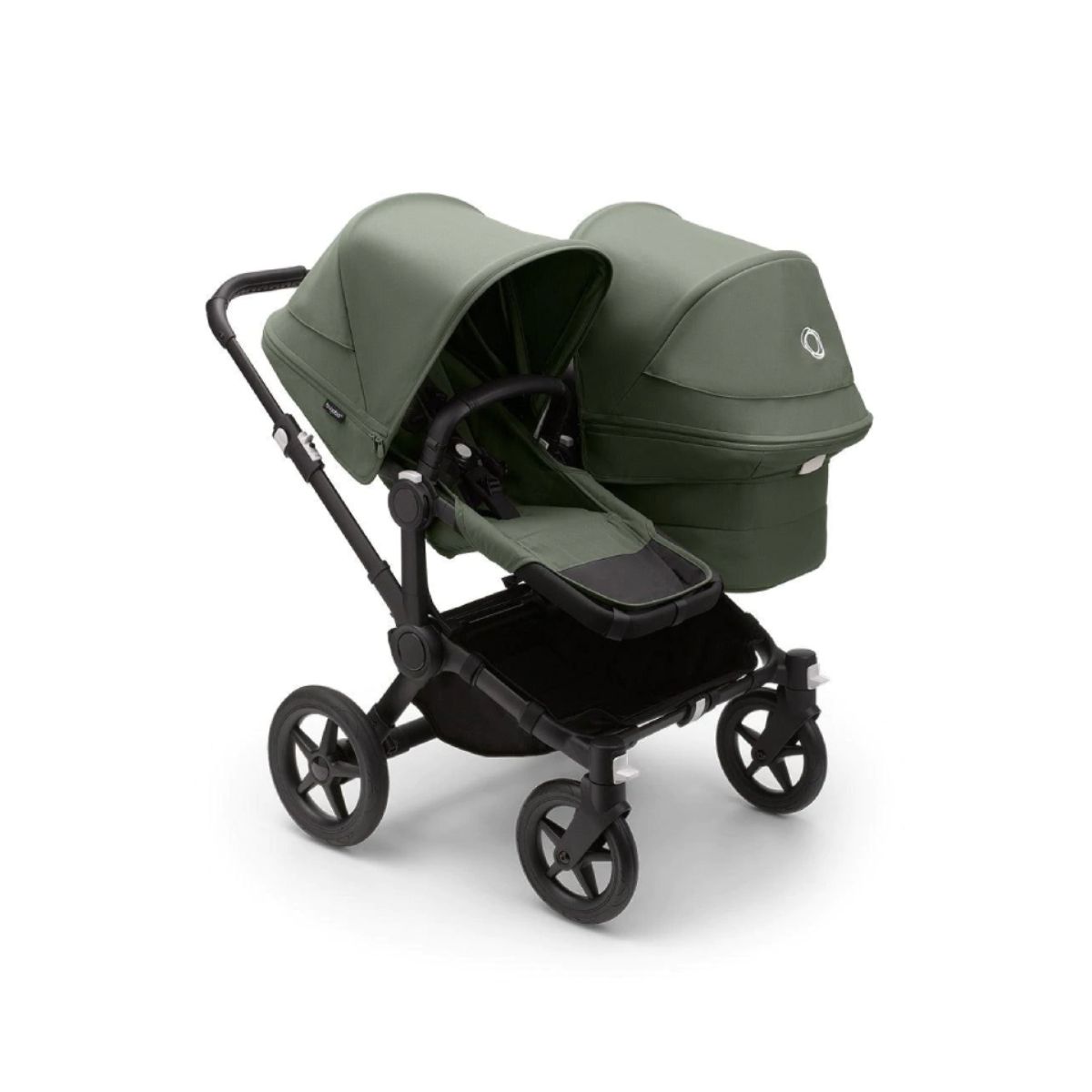 Bugaboo Donkey 5 Duo Complete -Black/Forest Green - Everything Baby