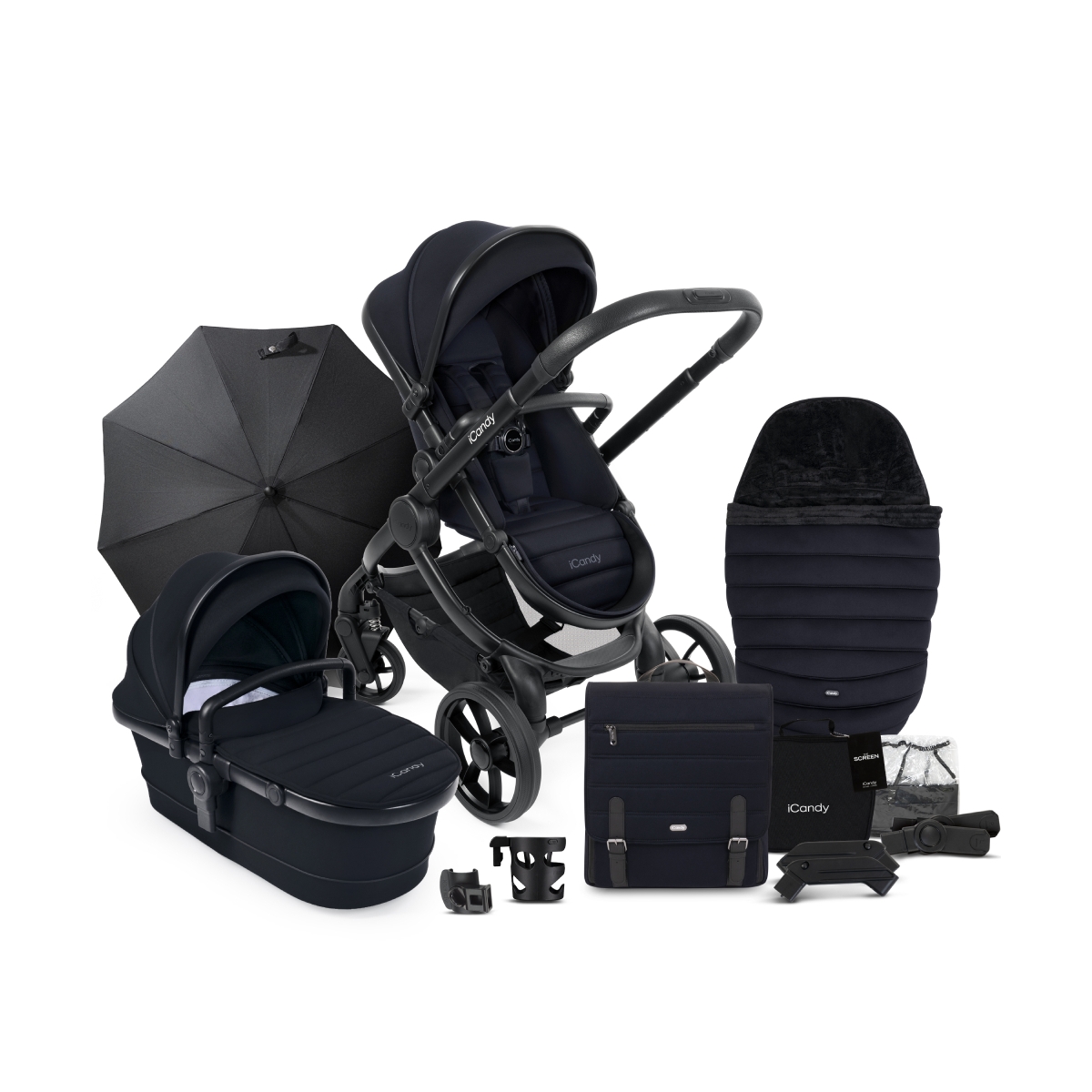 iCandy Peach 7 Complete Bundle-Jet/Black Edition - Everything Baby