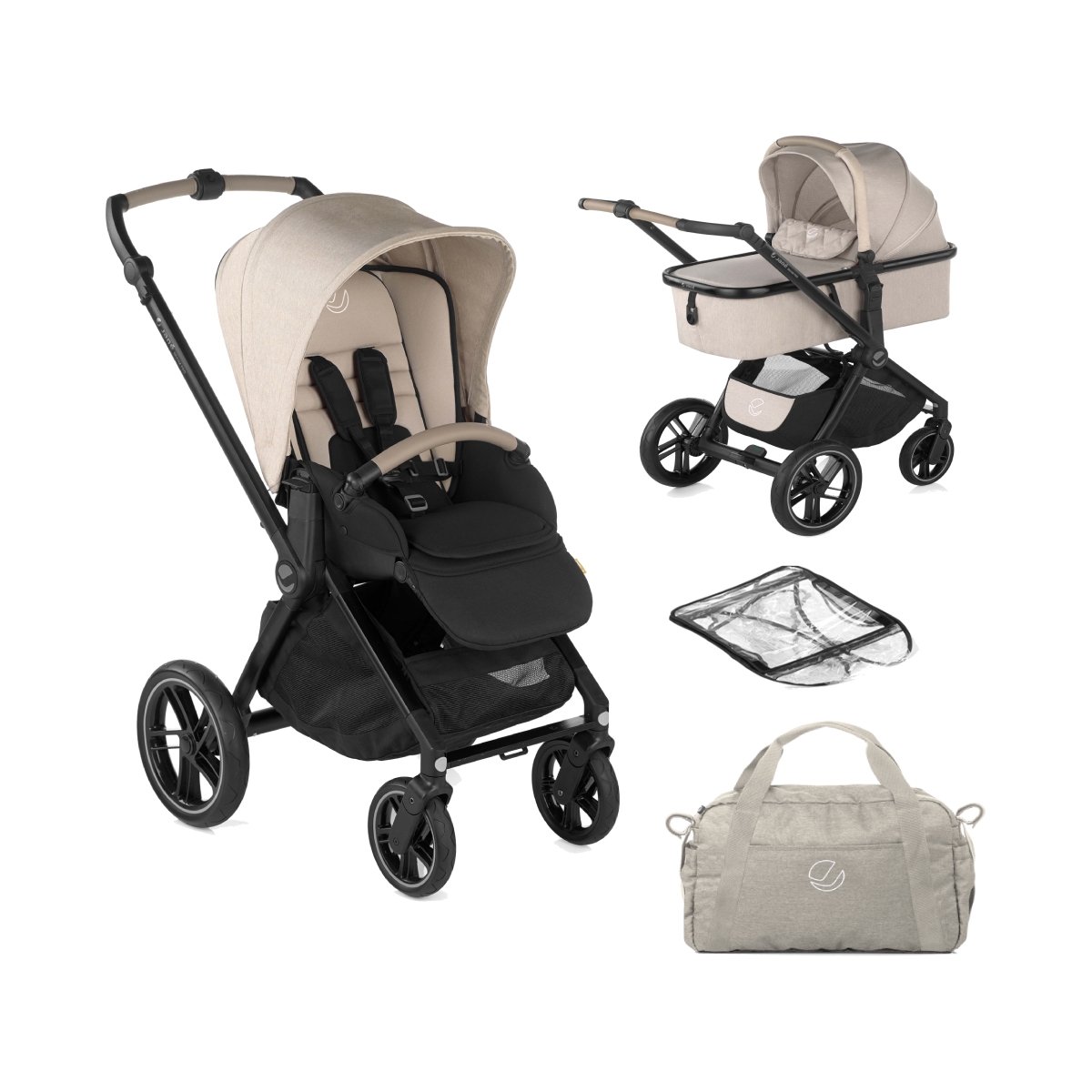 Jané Muum Pro 2in1 Pram System-Sand (2022) - Everything Baby