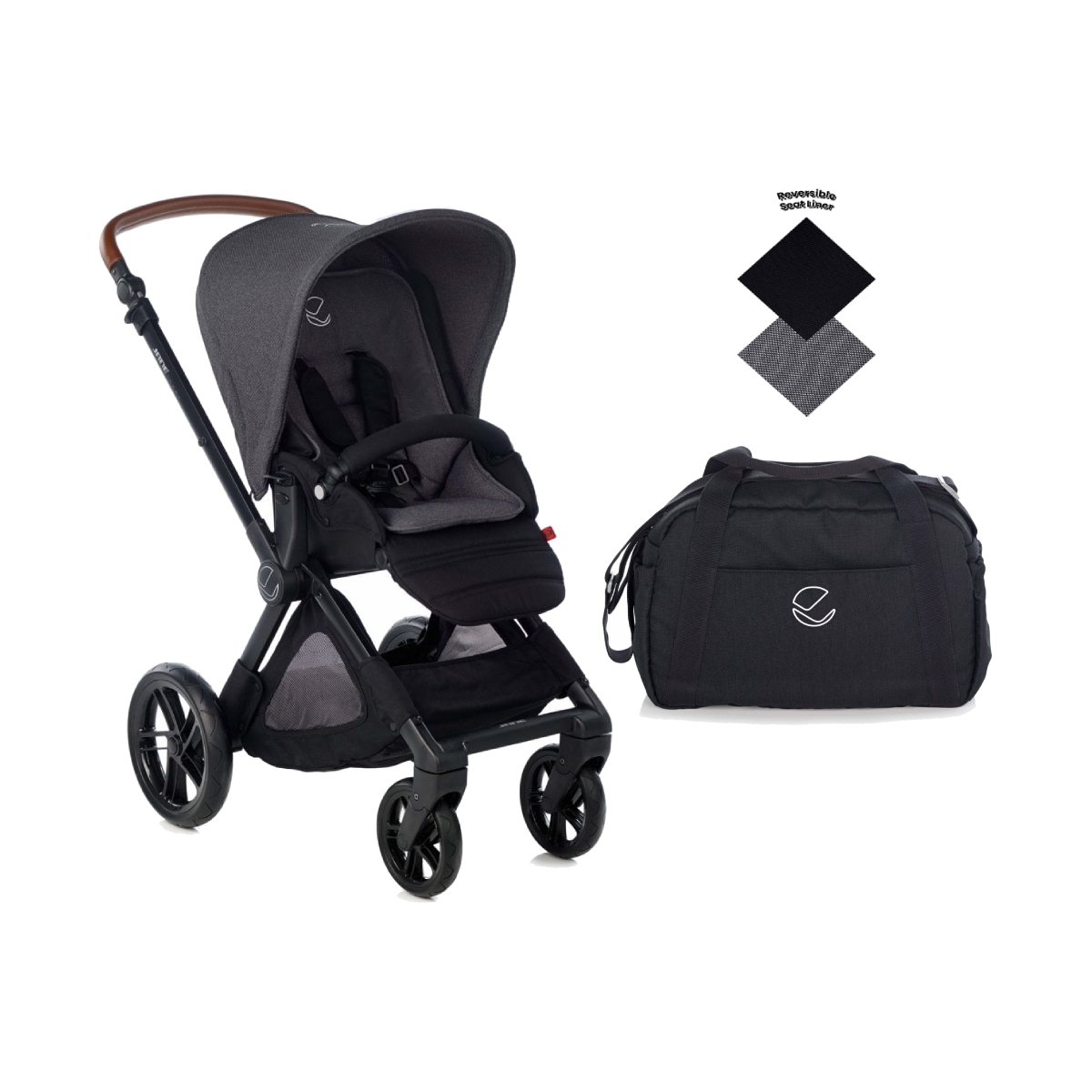Jané Muum Pushchair-Cold Black (2022) - Everything Baby