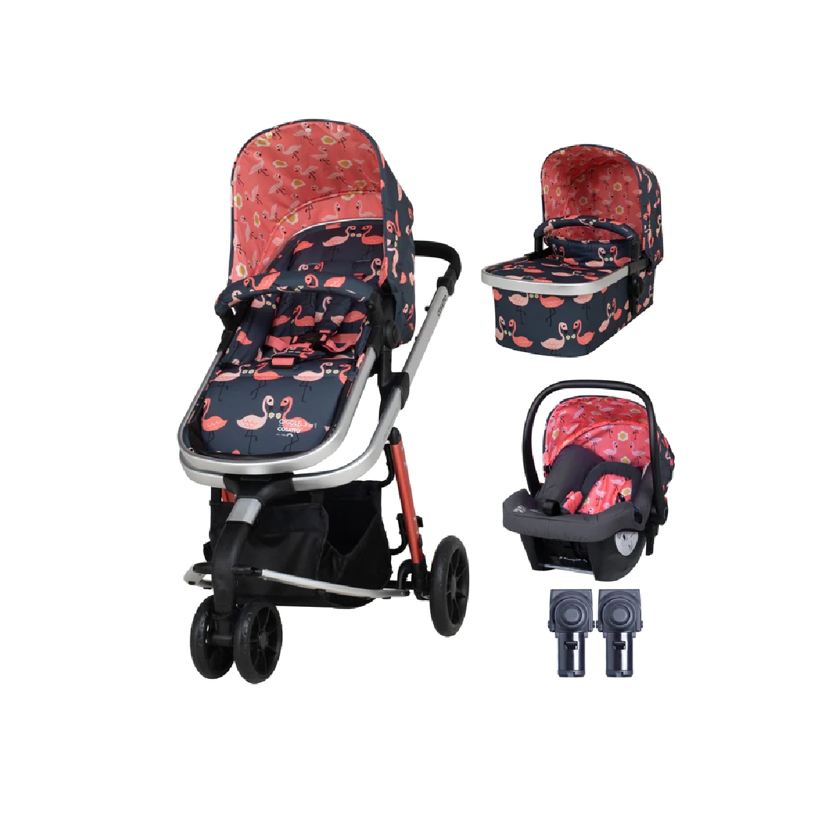 Cosatto Giggle 3in1 Travel System Bundle-Pretty Flamingo - Everything Baby