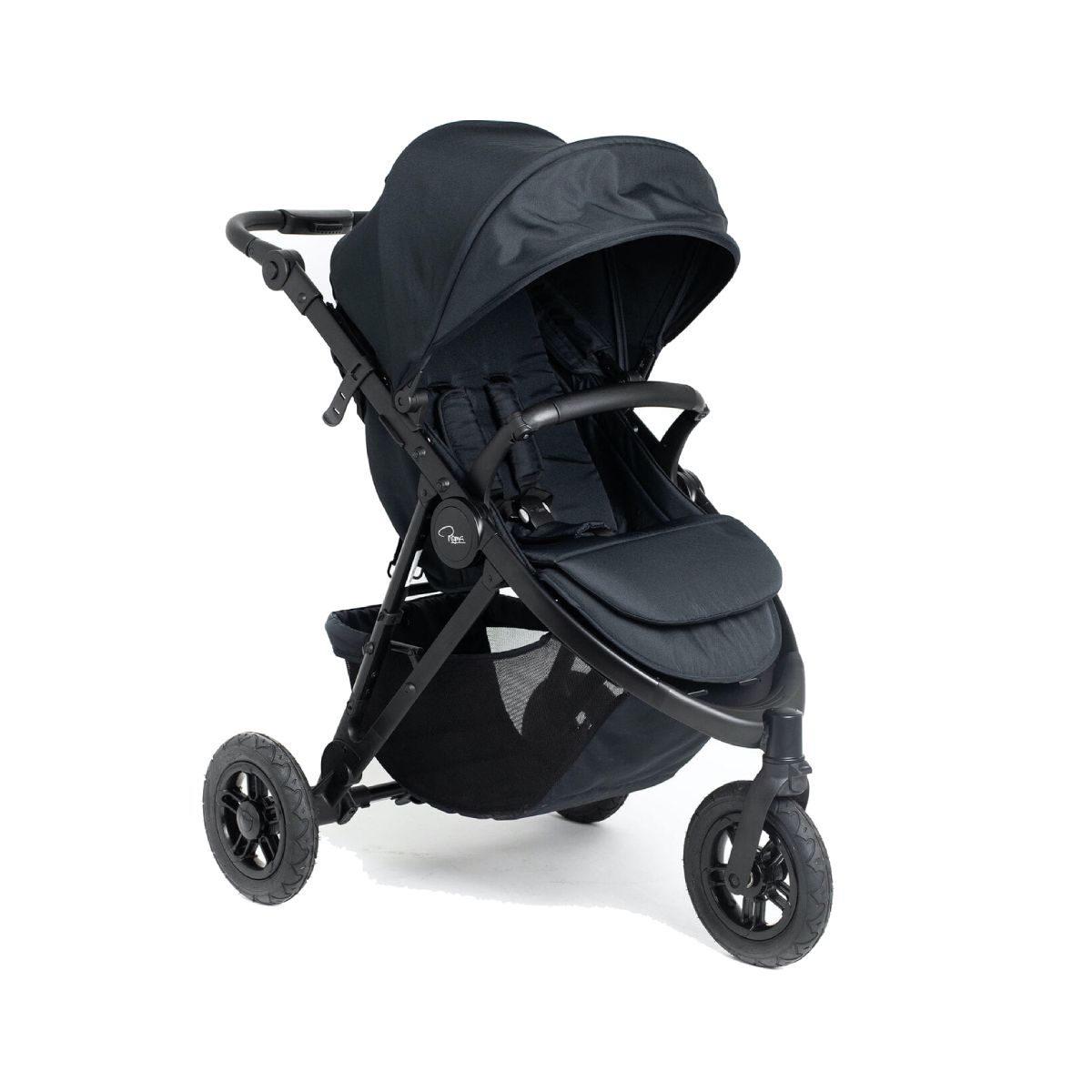 Roma Atlas 3 Wheel Pram-Jet Black - Everything Baby
