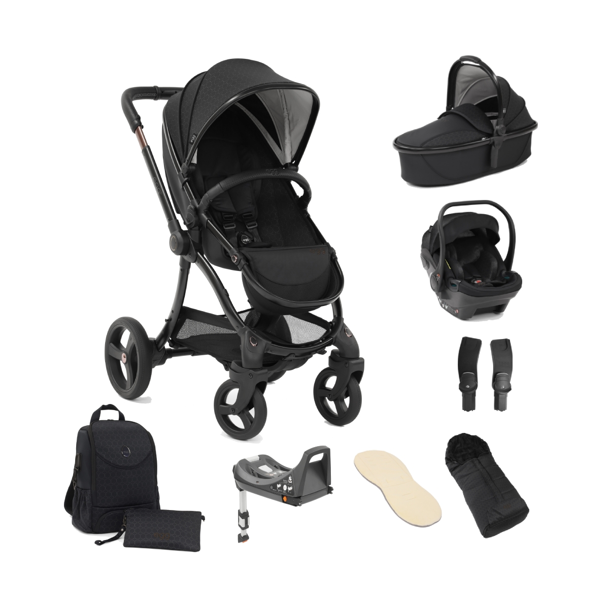 egg® 2 Luxury 8 Piece Bundle-Black Geo - Everything Baby