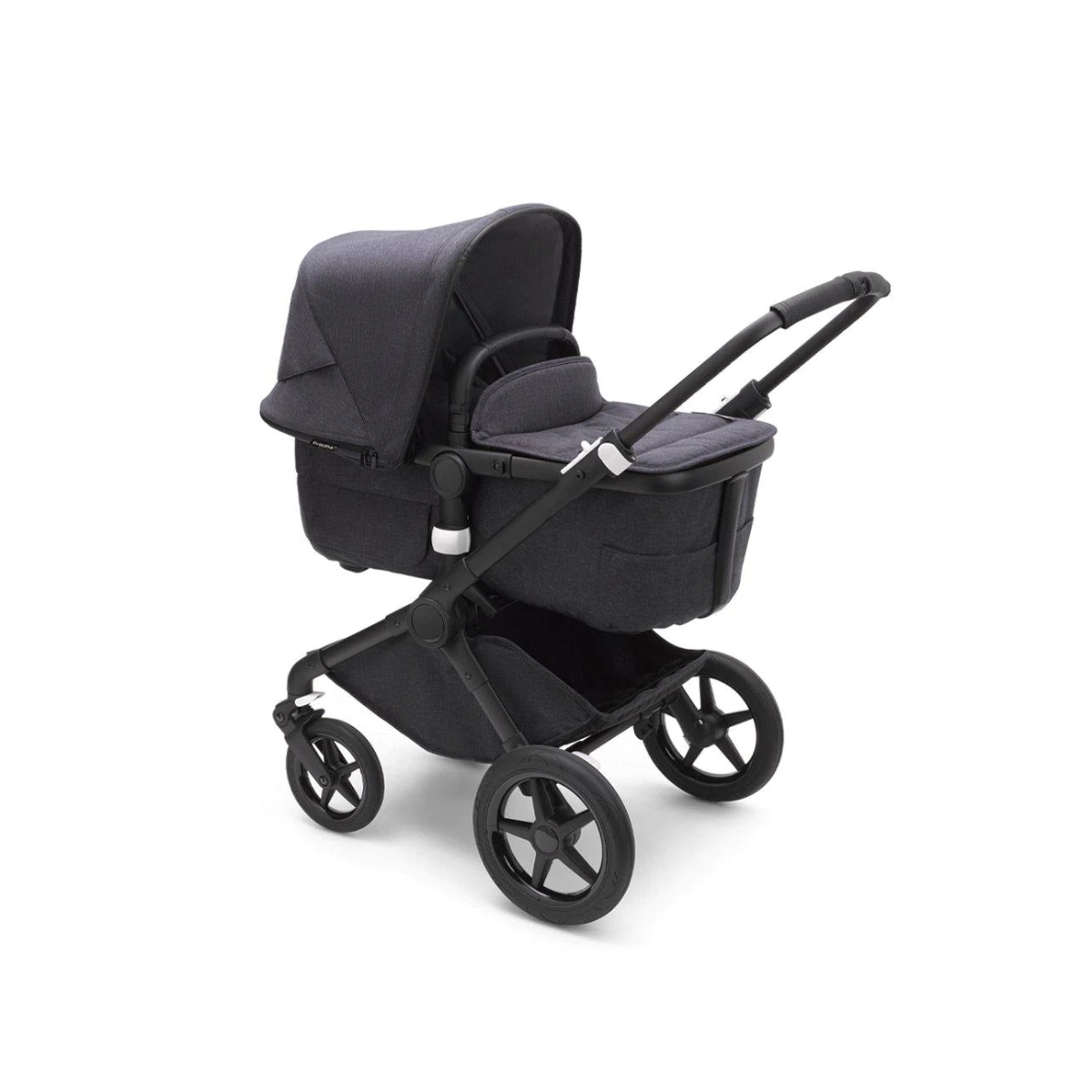 Bugaboo Fox 3 Mineral Complete Pushchair - Black/Washed Black ...