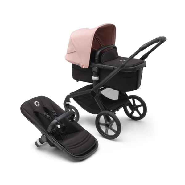 Bugaboo Fox 5 Styled By You Pushchair - Black/Midnight Black/Mor ...