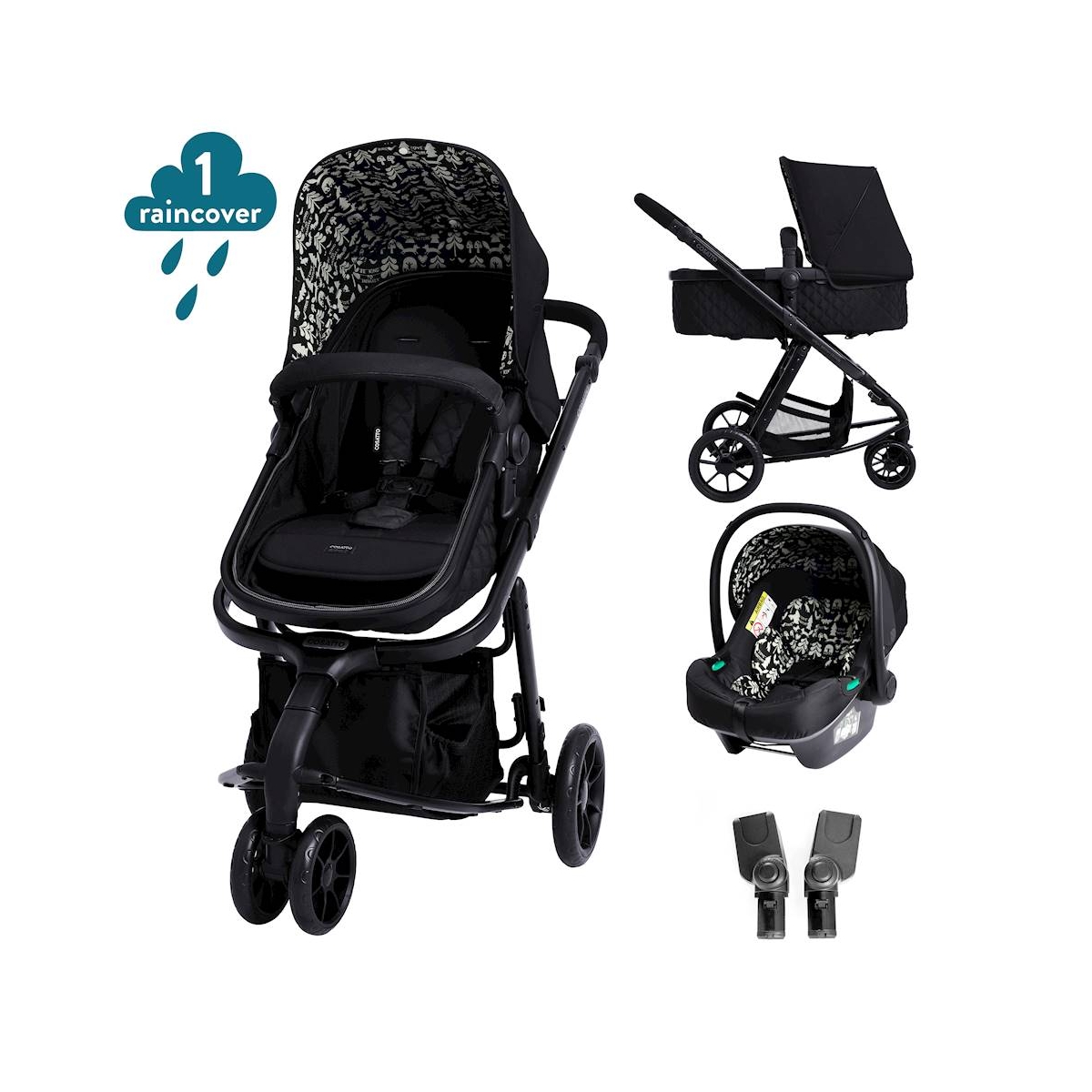 Cosatto Giggle 2in1 i-size Bundle-Silhouette - Everything Baby